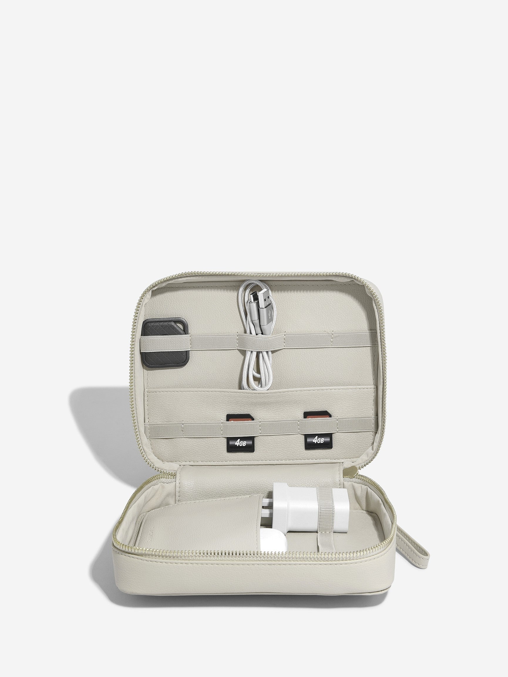 Stackers. Oatmeal Cable Tidy – timeframed clocks