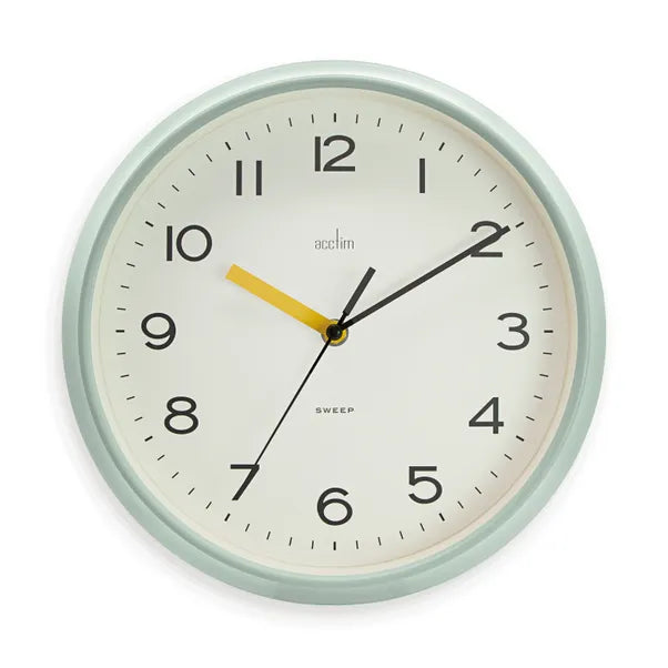 Acctim Rhea Wall Clock Cool Mint *TO CLEAR* – timeframed clocks