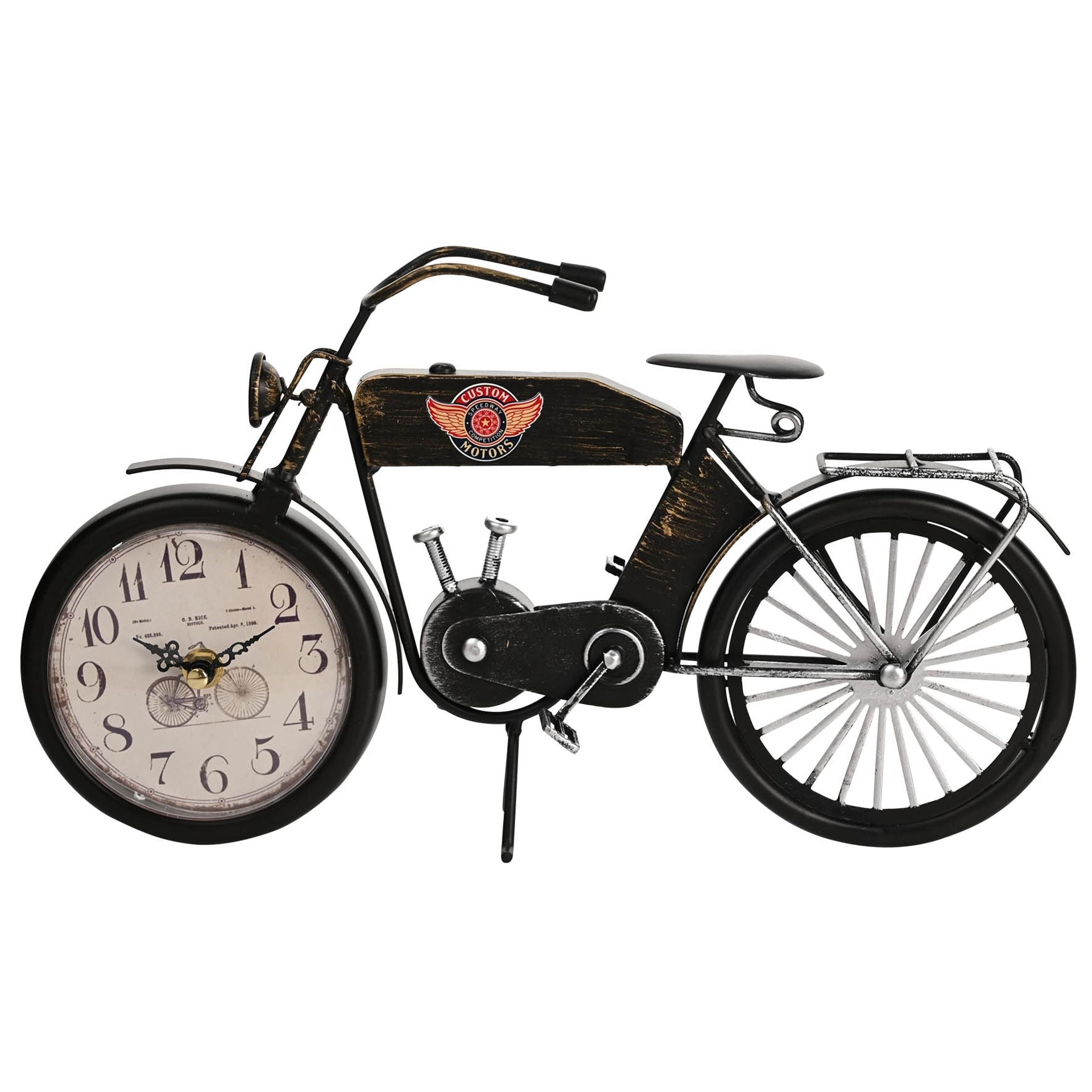 Hometime. Motorcycle Mantel Clock Black *NEW COMING SOON* – timeframed ...