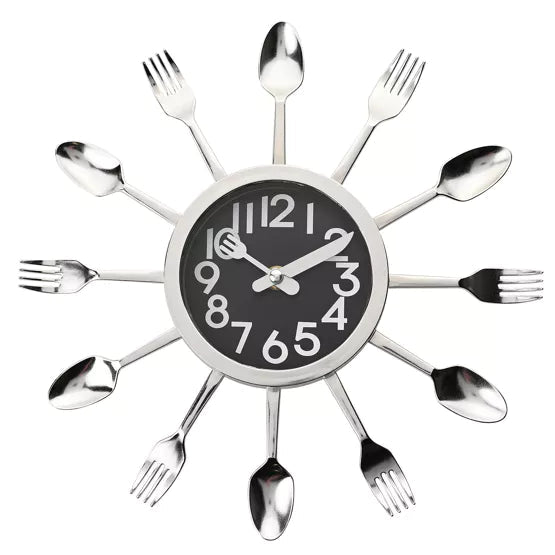Hometime® Fork & Spoon Wall Clock *NEW* – timeframed clocks