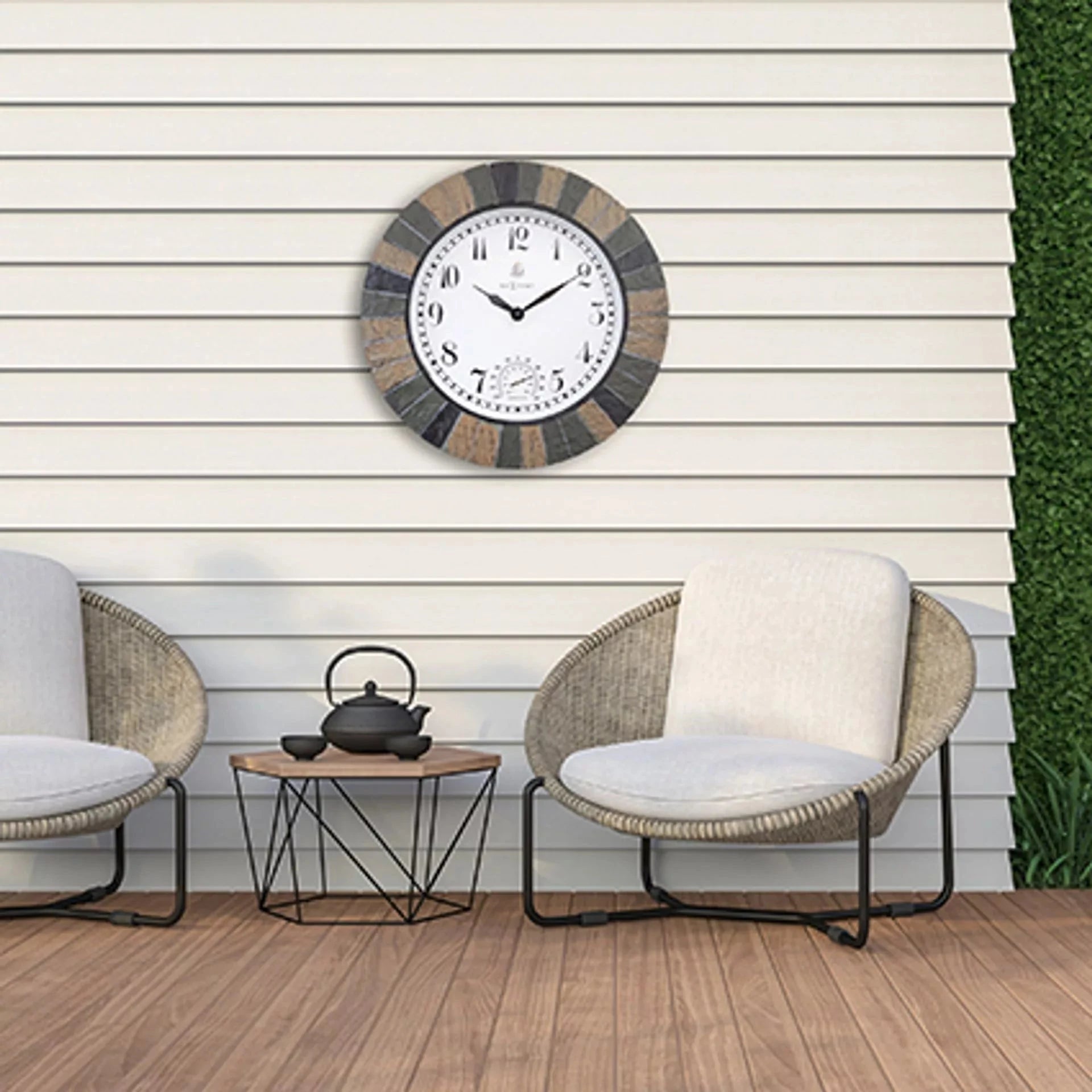 NeXtime® Aster Large Indoor/Outdoor Wall Clock 43.5cm *NEW ...