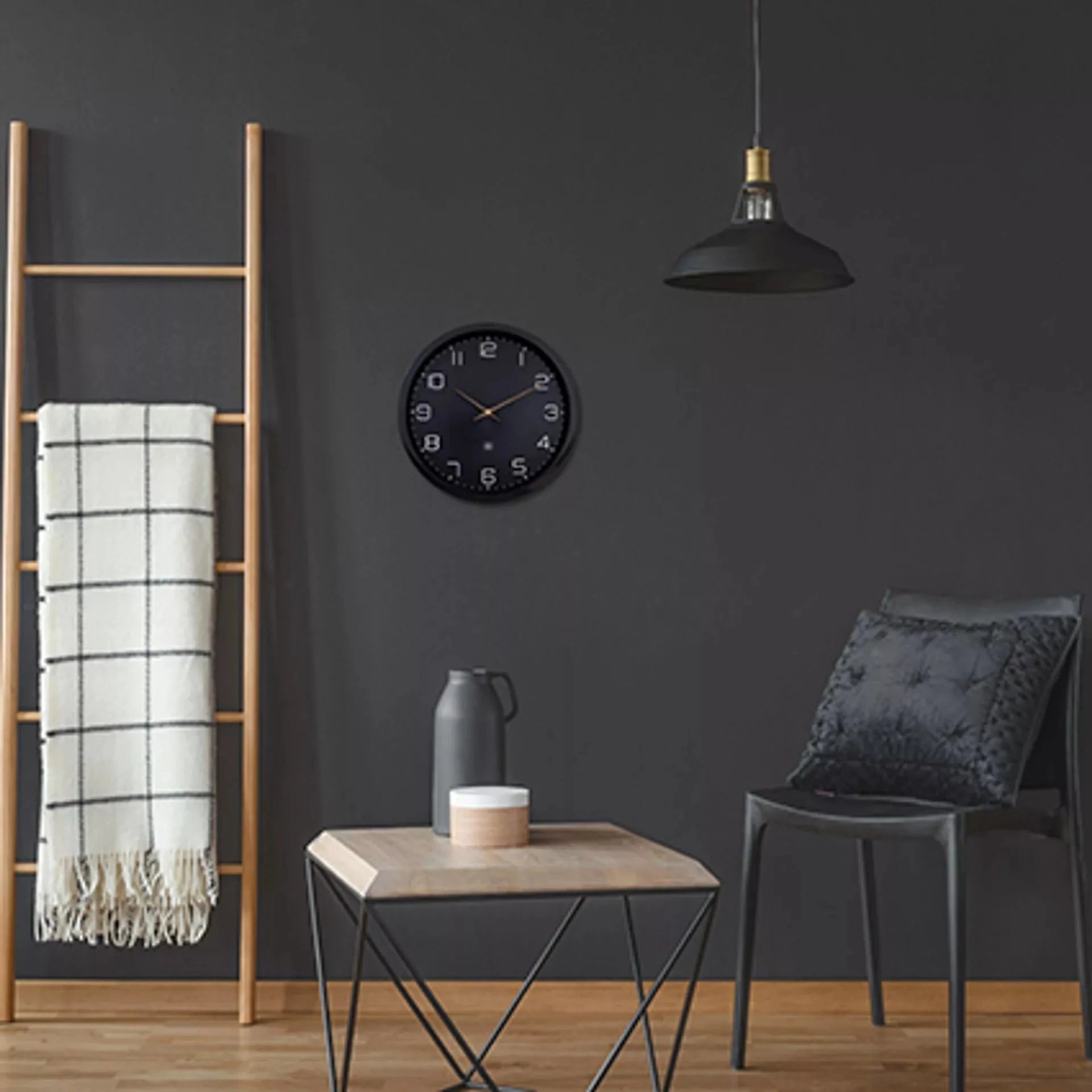 NeXtime® Eco Wall Clock Black 30cm *NEW* – timeframed clocks