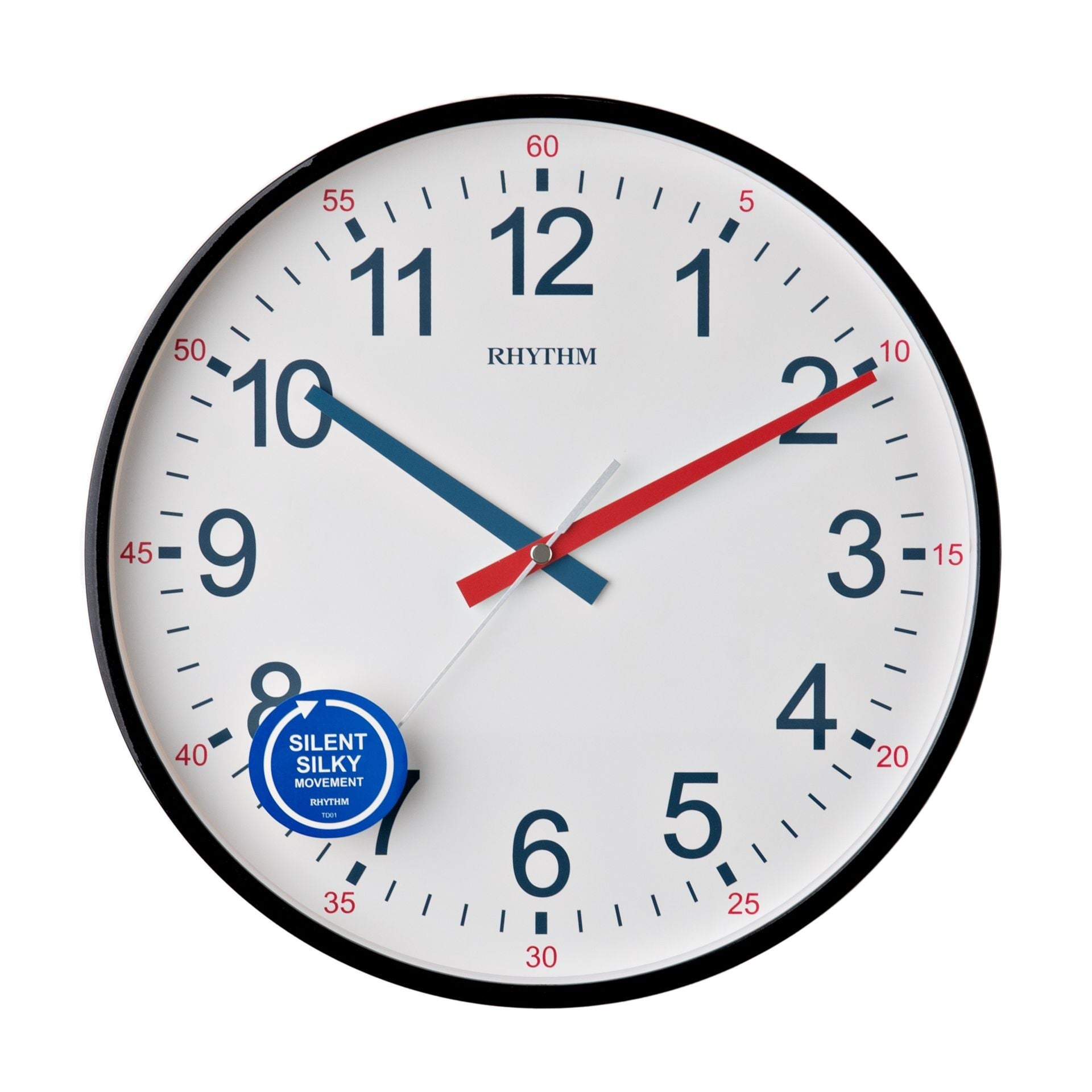 Rhythm Wall Clock Black – timeframed clocks
