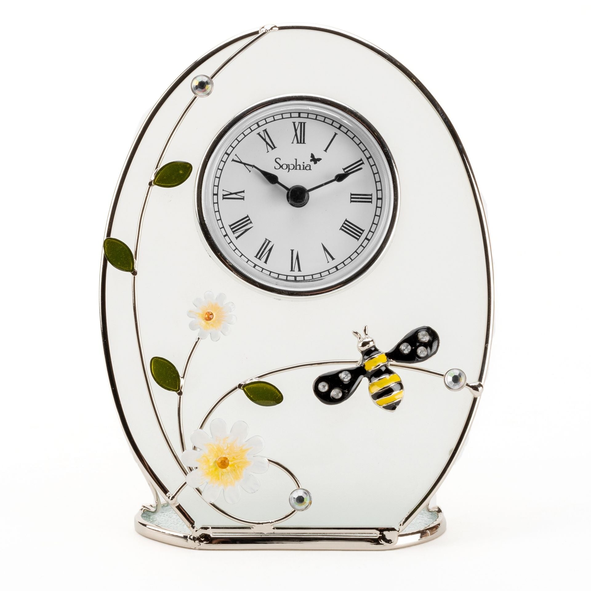 Sophia® Classic Glass & Wire Bumblebee Mantel Clock *NEW* – timeframed ...