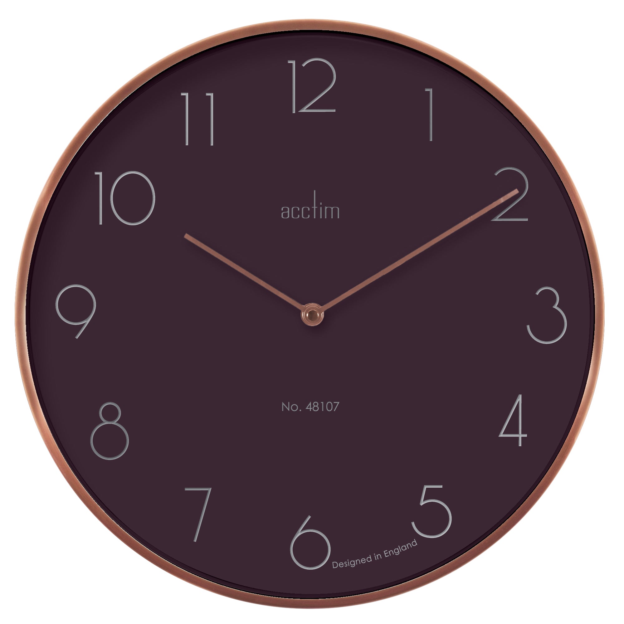 Acctim Madison Wall Clock Soot – timeframed clocks