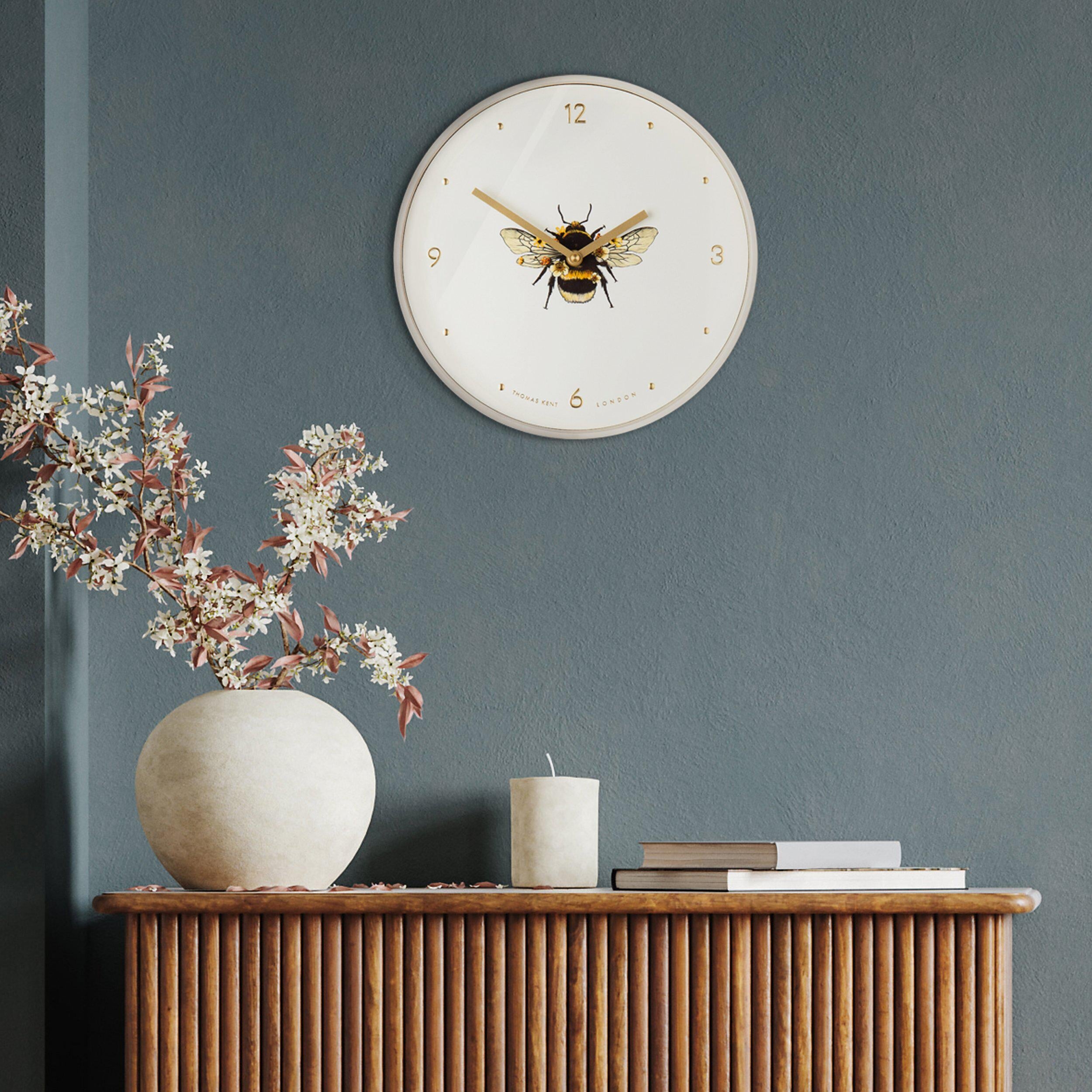 Thomas Kent London. Bee In Bloom Wall Clock – timeframed clocks